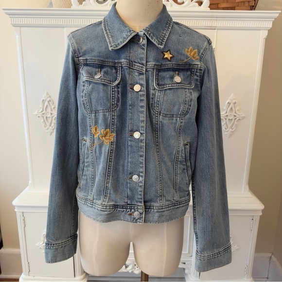 Levi's | Jackets & Coats | Ralph Lauren Denim Jacket With Handpainted ...